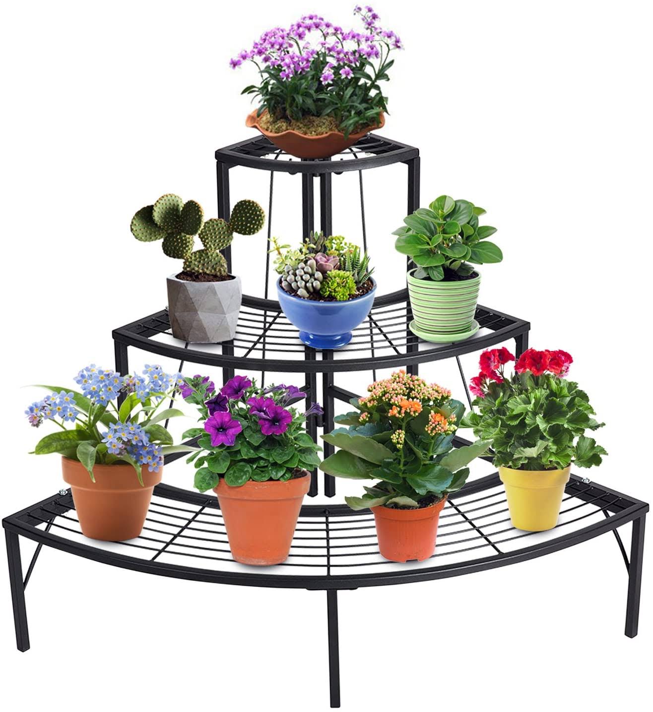 CORNER WIDE 3 TIER POT STAND – Awegreenn
